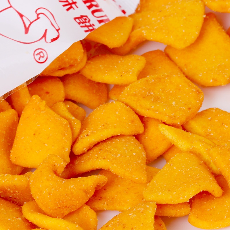 Popo Fish Muruku 12g x 24 Fish Broken Fish Oldtime Snack Spicy Squid ...