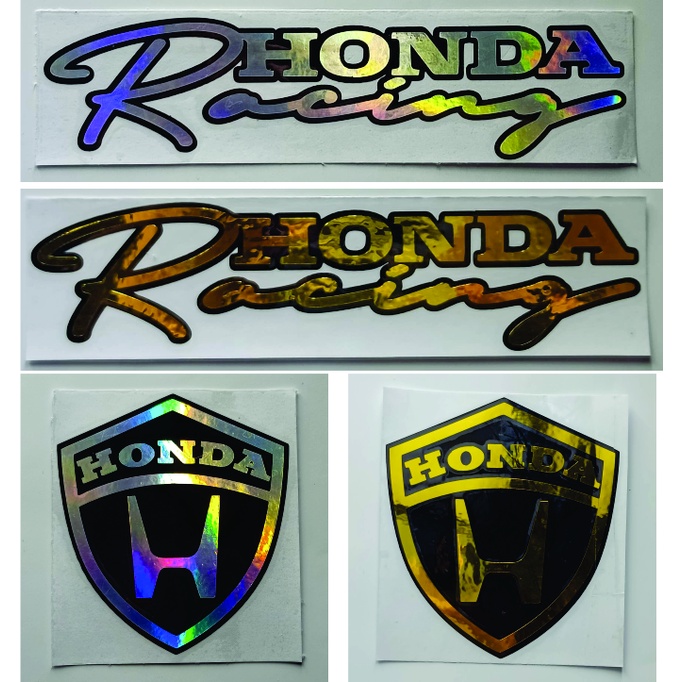 HONDA Racing Decal Cutout Sticker | Shopee Philippines