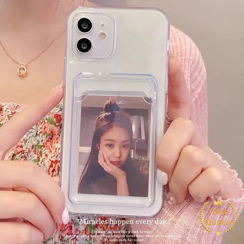 Crystal Case Oppo A7 A5S A12 A11K A31 2020 A52 A72 Reno 5 5F A54 A74 Card Slots Soft Tpu Card ...