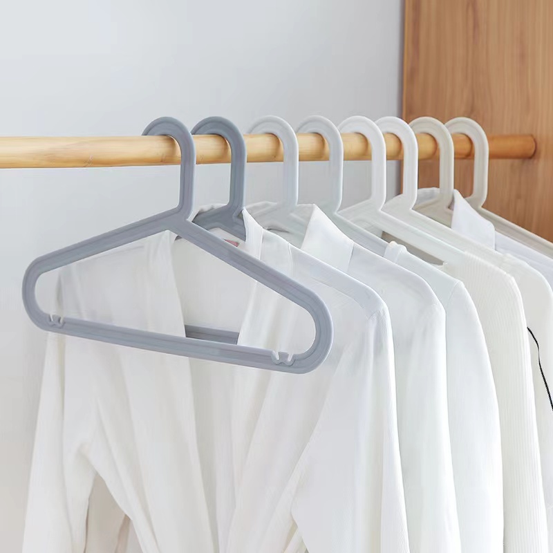 COD 5PCS Colorful Seamless Plastic Adult Anti-Slip Hanger | Shopee ...