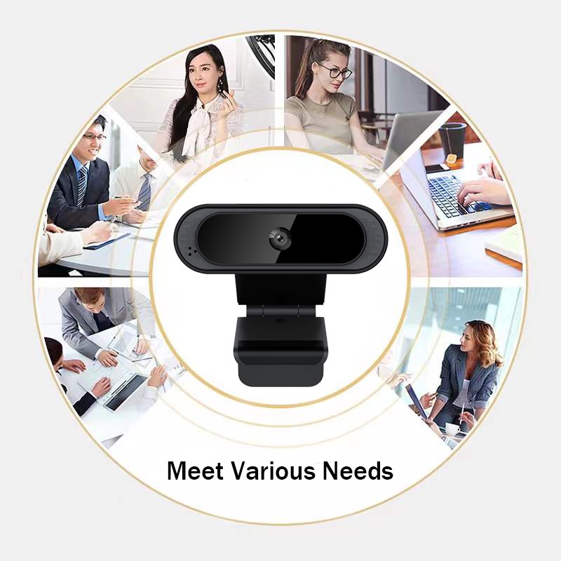 ANSEN Webcam for PC Laptop Online Class 720P HD USB Web Camera with Mic ...