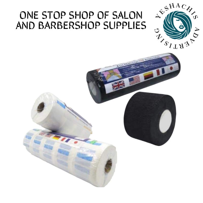 Barber Neck Tissue Neck Ruffles ( Black/White ) | Shopee Philippines