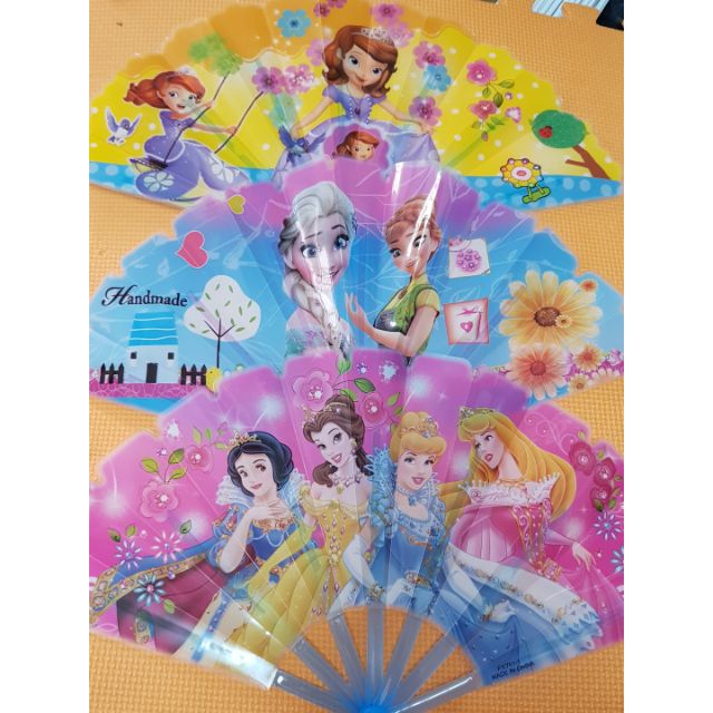 SOFIA THE FIRST / DISNEY FROZEN PRINCESS FOLDING FAN (M) | Shopee ...