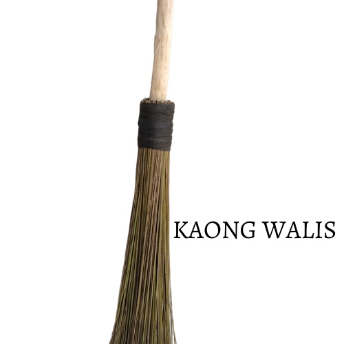 UCHN 1PC KAONG WOOD LONG HANDLE,WALIS TINGTING KAONG,82CM INSERTED ...