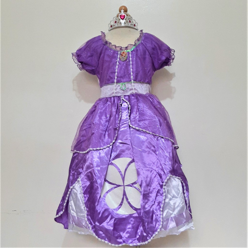 Sofia the First Costume for Kids with Crown | Shopee Philippines
