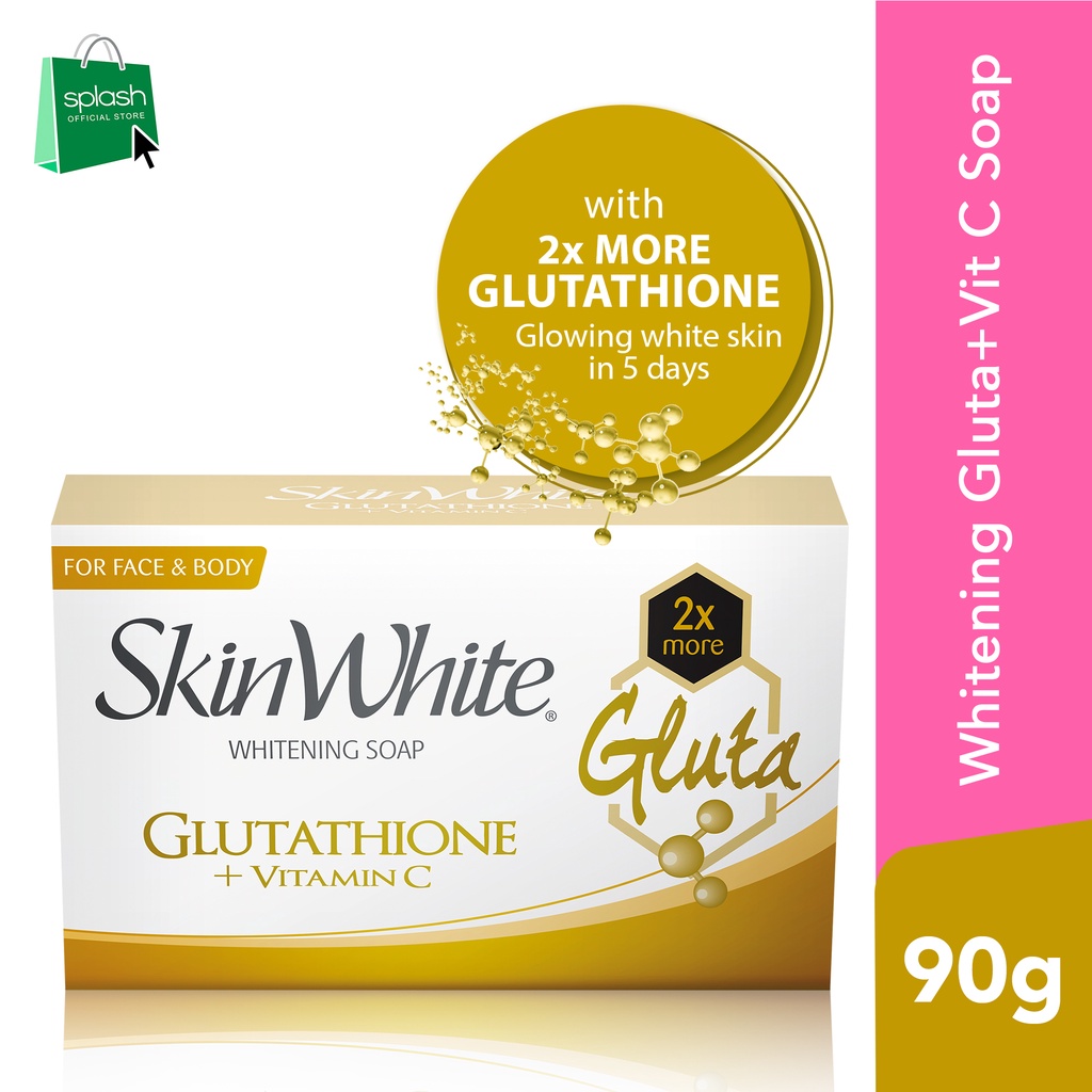 SkinWhite Whitening Gluta + Vitamin C Soap 90g | Shopee Philippines