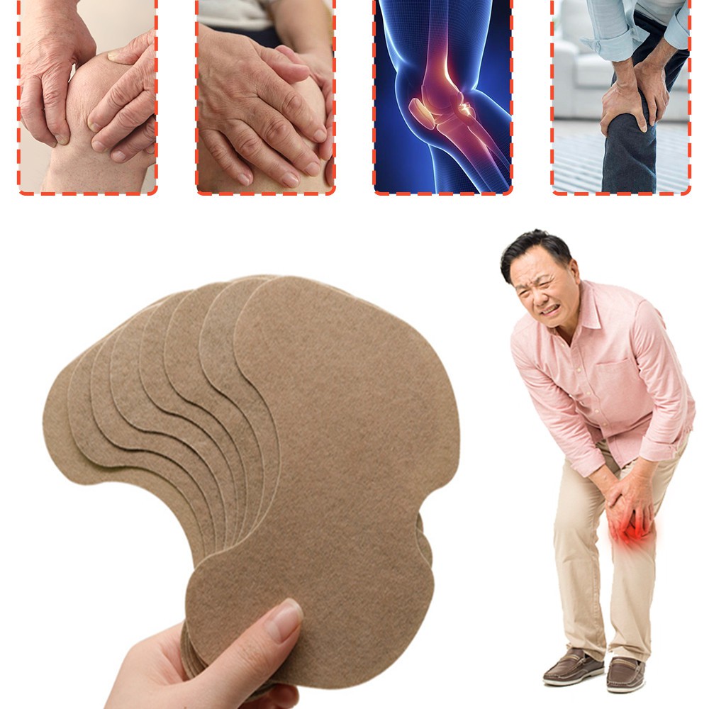 Knee Medical Plaster Wormwood Extract Joint Ache Pain Relieving Sticker ...