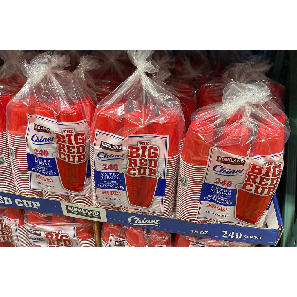 Kirkland Chinet RED CUP PARTY CUP BIG RED BIG CUP / Member’s Mark heavy ...
