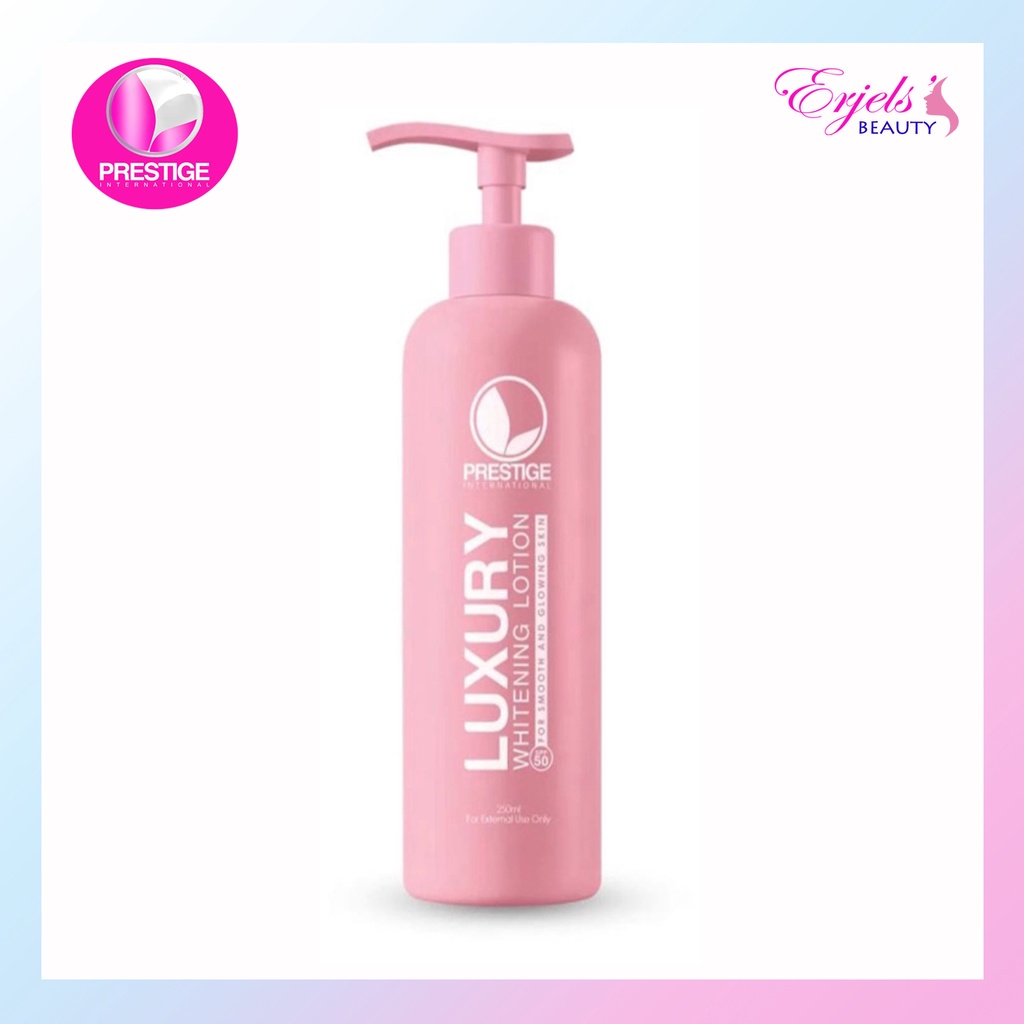 PRESTIGE INTERNATIONAL Luxury Whitening Lotion SPF50 250ml (Ang Lotion ni Mannix) | Shopee ...