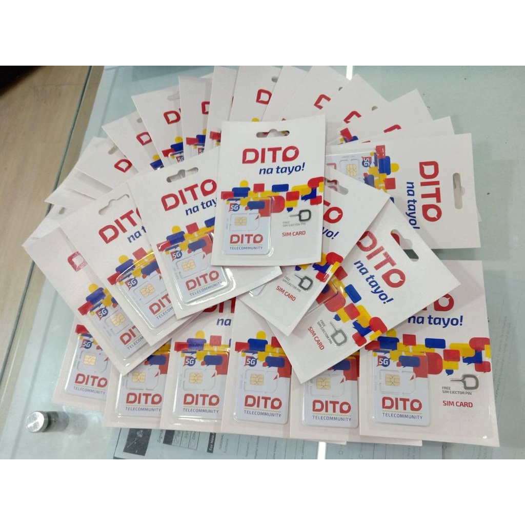DITO Sim Card 5G Fastest Network With 3GB DATA Internet For 15 Days ...