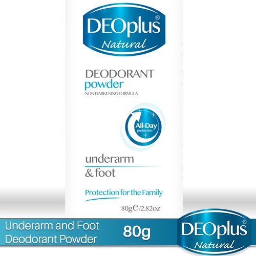 DeoPlus Deodorant Powder 80g 1 piece | Shopee Philippines