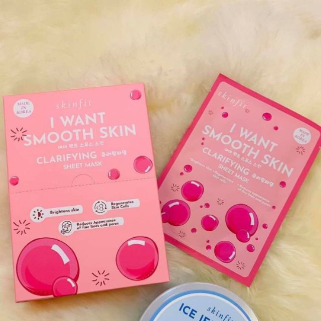 Skinfit clarifying sheet mask | Shopee Philippines