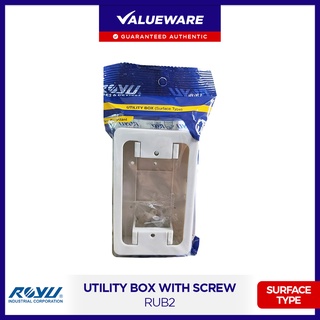 ROYU Utility Box with Screw Surface Type | RUB2 | PVC Junction Box ...
