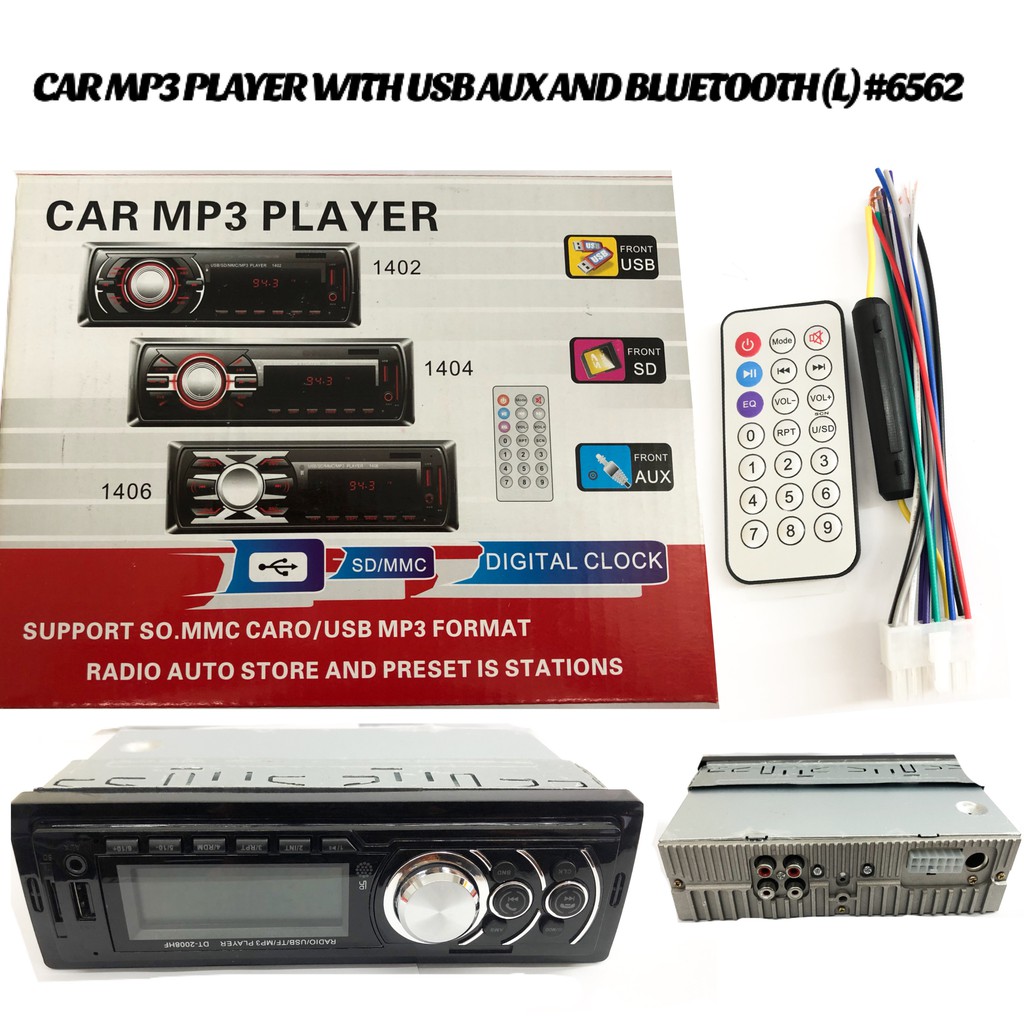 LD HIGH POWER Bluetooth USB/FM Radio Mp3 Player Car Stereo 1 Din 12V ...