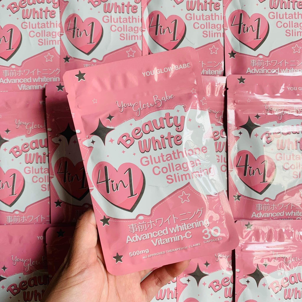 Authentic YOU GLOW BABE COLLAGEN GLUTATHIONE BEAUTY WHITE Shopee