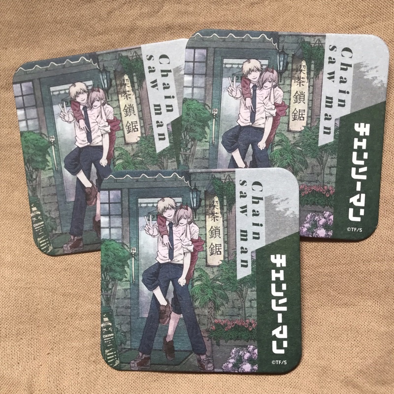 Chainsaw man csm coaster denji power merch jump shop | Shopee Philippines