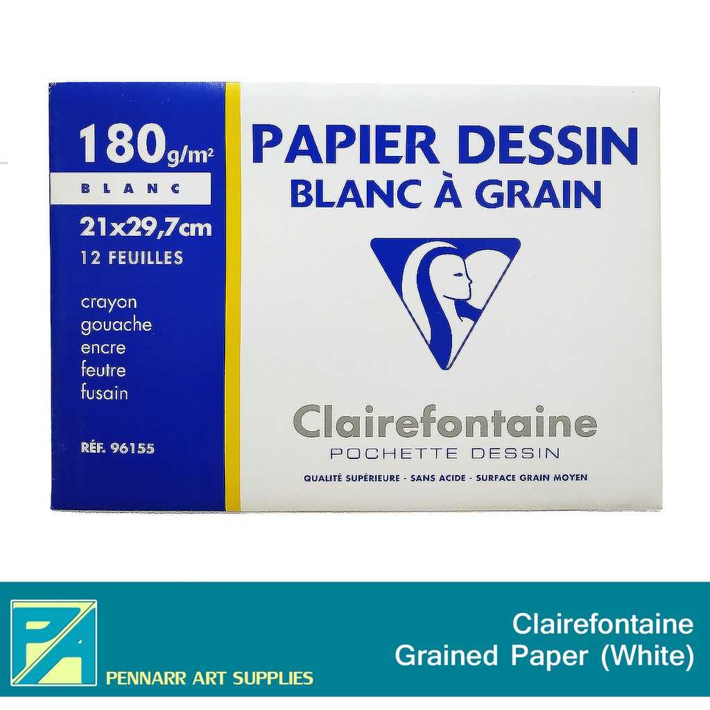 Clairefontaine Grained Paper (White) | Shopee Philippines