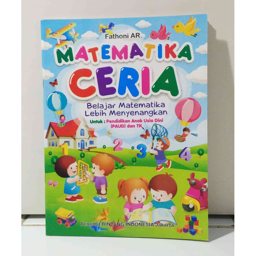 Cheerful Mathematics Book For PAUD/Kindergarten Education - Manila Store
