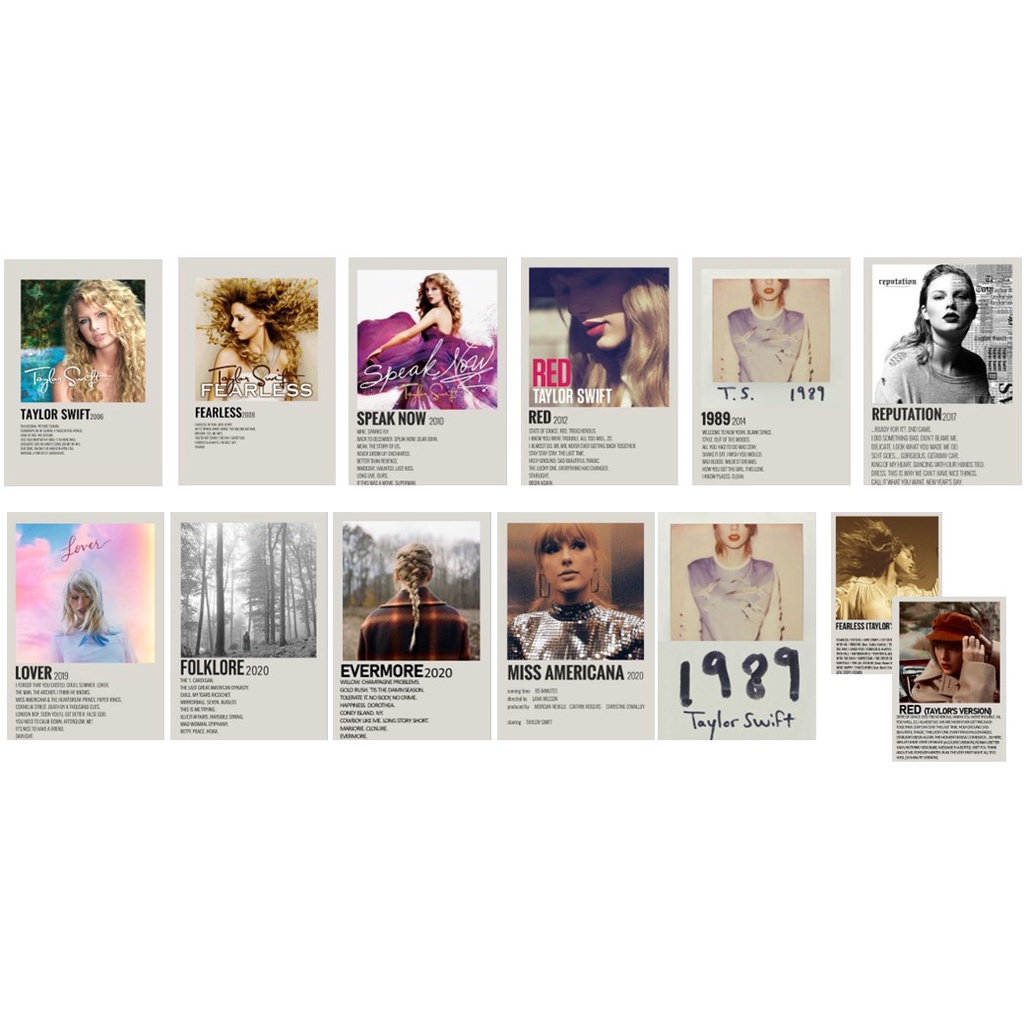 Album Art Poster / Album Cover Poster with FREE Poster Box | Shopee ...