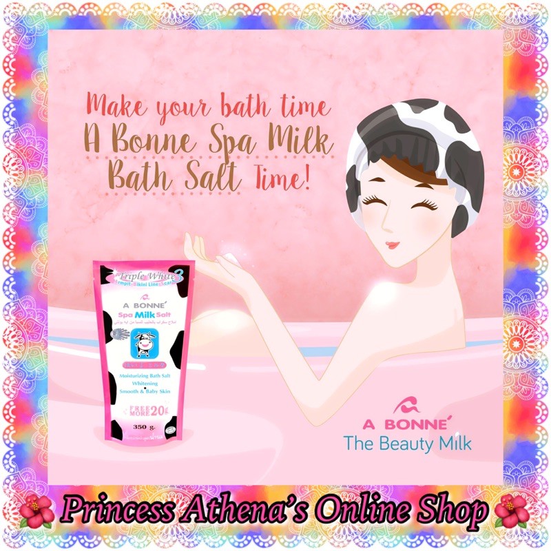 A BONNE SPA MILK SALT SCRUB 350g ORIGINAL (COD & ON HAND) | Shopee ...