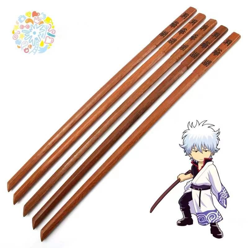 GINTAMA Sakata Gintoki Wooden Sword for Cosplay and Kendo Sports Demon ...