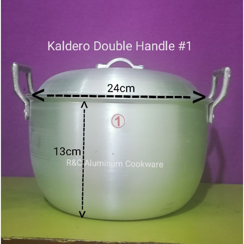 Kaldero #1 Double Handle ( 24cm Diameter, 13cm Height) | Shopee Philippines