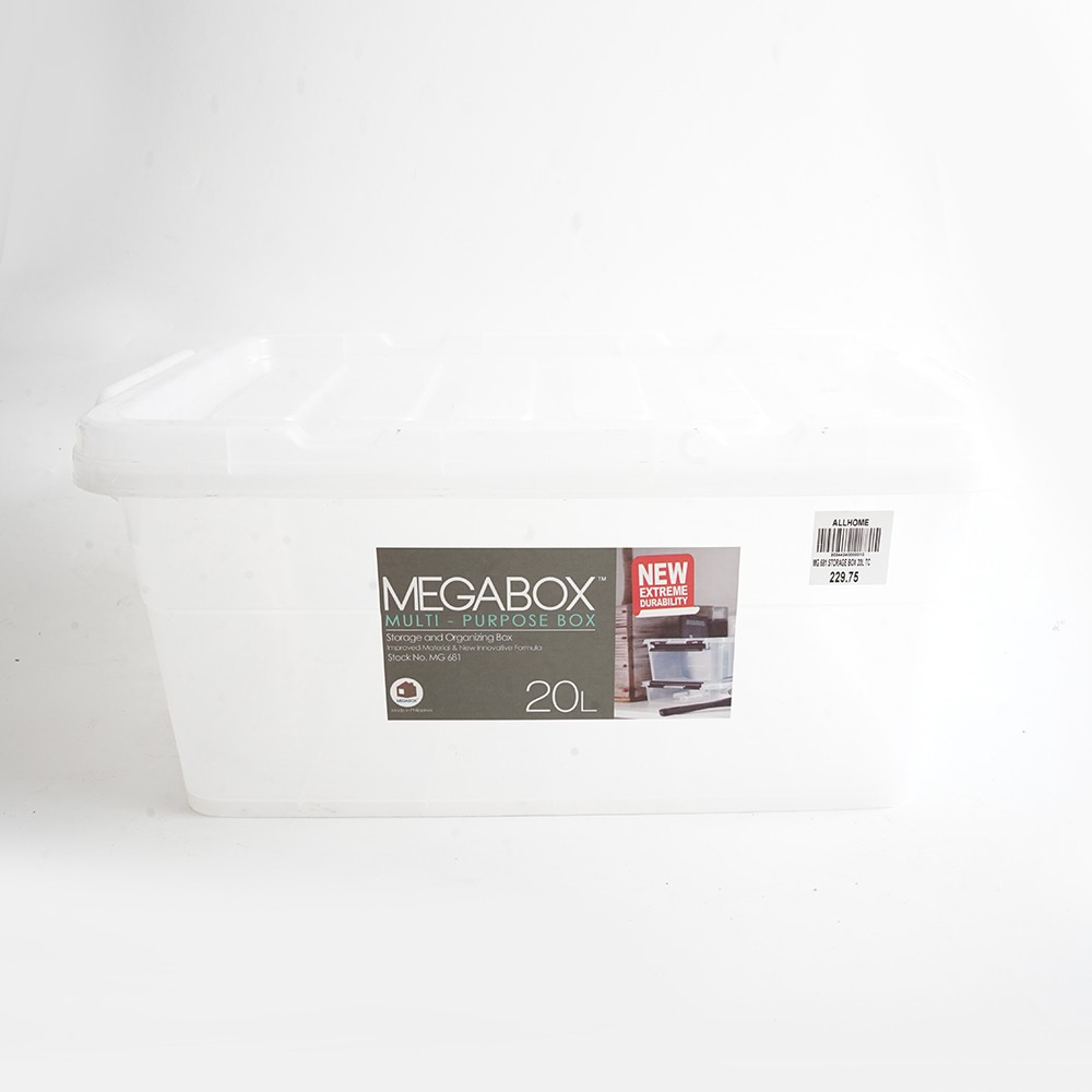 MEGABOX STORAGE BOX 20L | Shopee Philippines