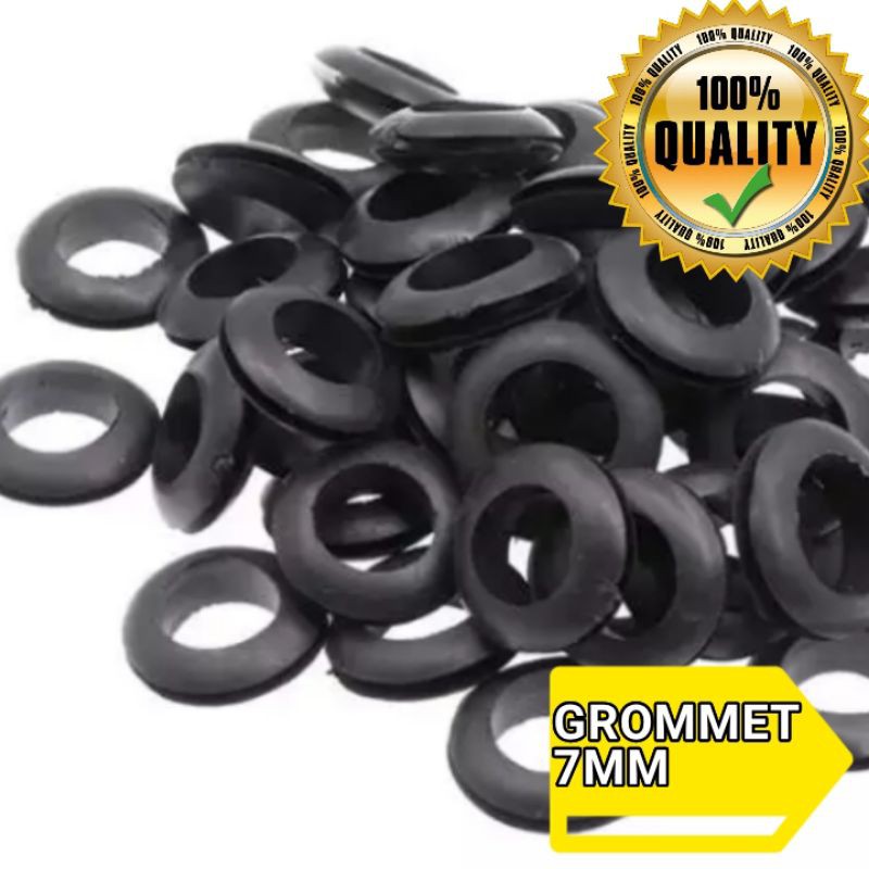 7mm Rubber Grommets For Hydroponic Irrigation Fertigation Hose | Shopee ...