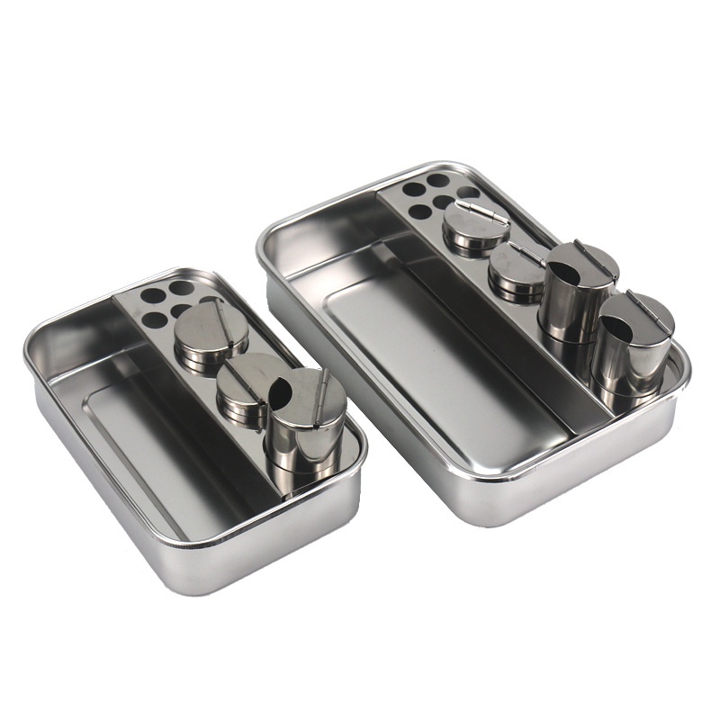 Dental Instrument Tray Storage Box Stainless Steel Dressing Plate ...