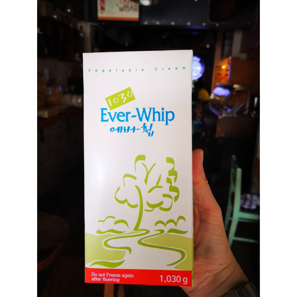 Ever Whip Non-dairy Whipping Cream from South Korea 1litre | Shopee ...