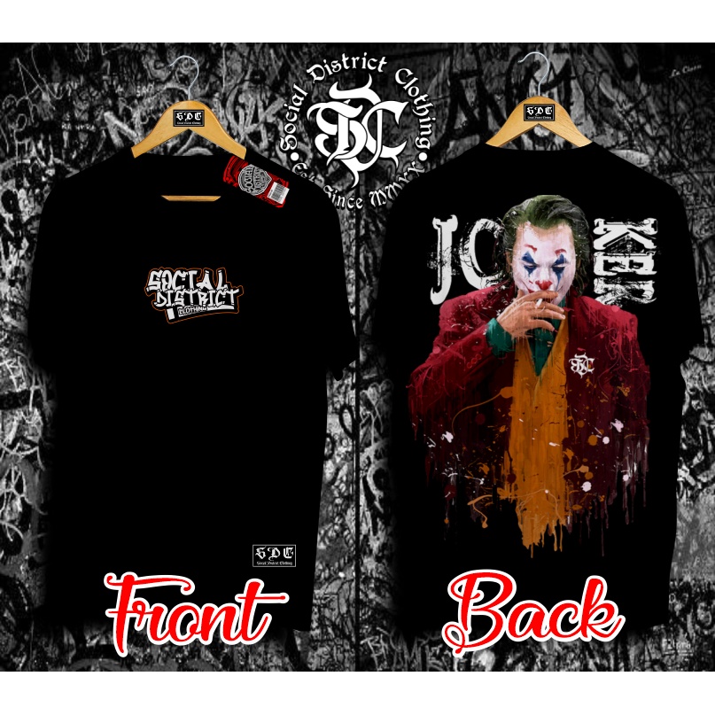 TREND T-SHIRT CLOTHING JOKER JOKER HALF BODY DESIGN | Shopee Philippines