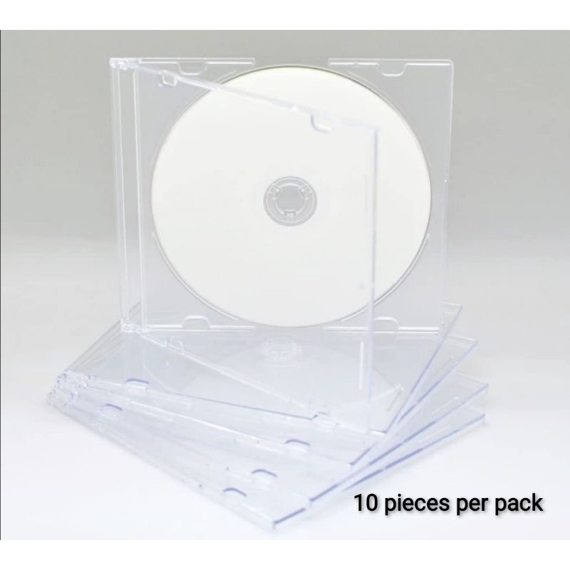 CD Slim jewel case clear cd/ dvd case by 10 pieces (10pcs per pack ...