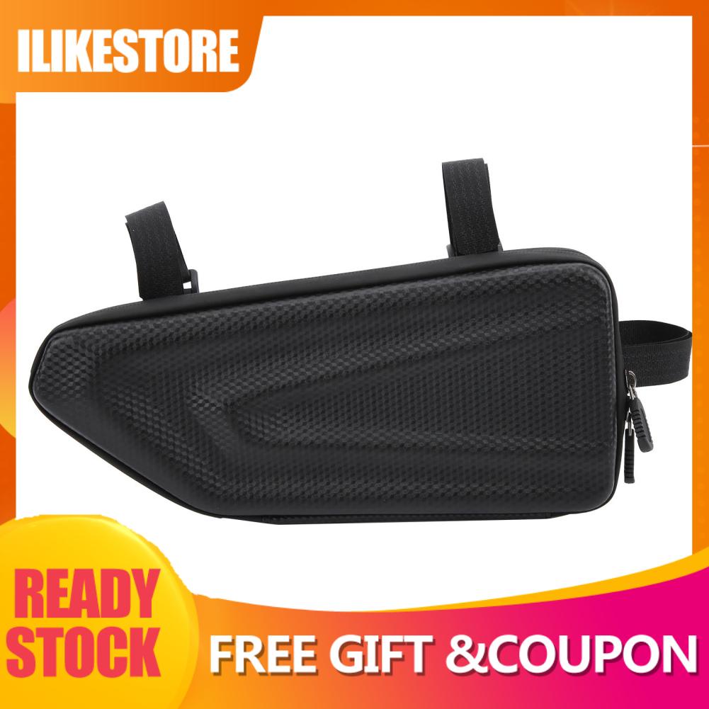 Ilike Triangle Bike Bag Bicycle Storage Frame TPU Waterproof Pouch for ...