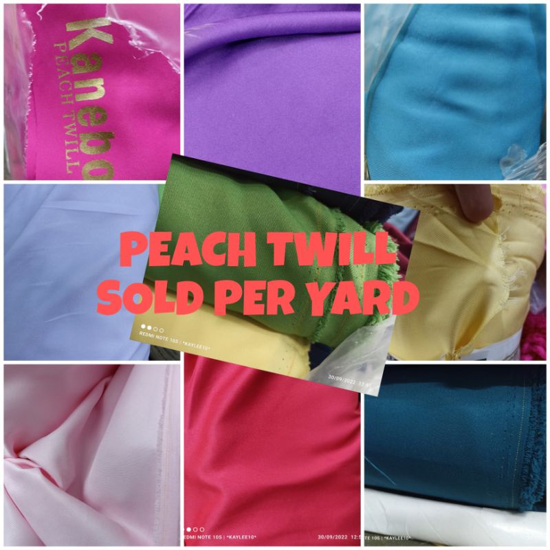 kanebo peachtwill per yard 60 width | Shopee Philippines