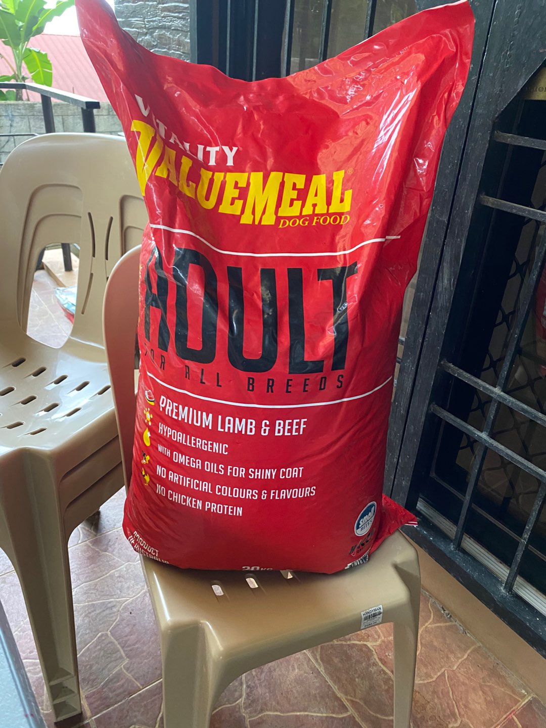 VITALITY VALUE MEAL ADULT PREMIUM LAMB AND BEEF 1 sack (20 kg) | Shopee ...