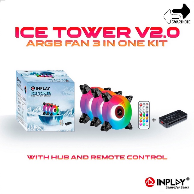 INPLAY ICE TOWER V2.0 ARGB FAN 3 IN ONE KIT | Shopee Philippines