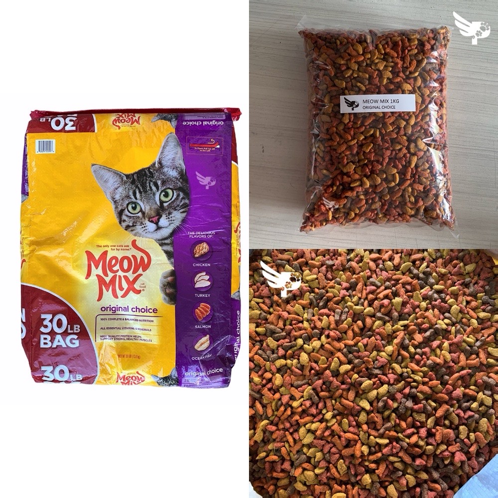 Meow Mix 1kg - Original Choice - Cat Dry Food Philippines - Clear ...