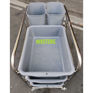 Buss Out Cart / Bussing Cart / Restaurant Trolley (heavy duty) | Shopee ...