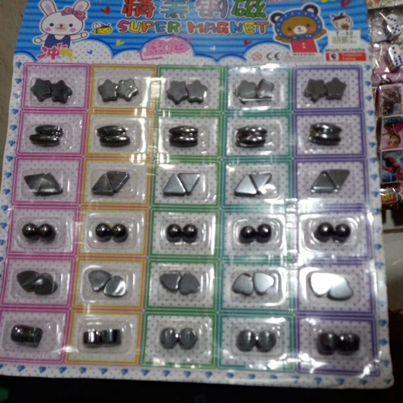 30 pcs asstd shape magnet | Shopee Philippines