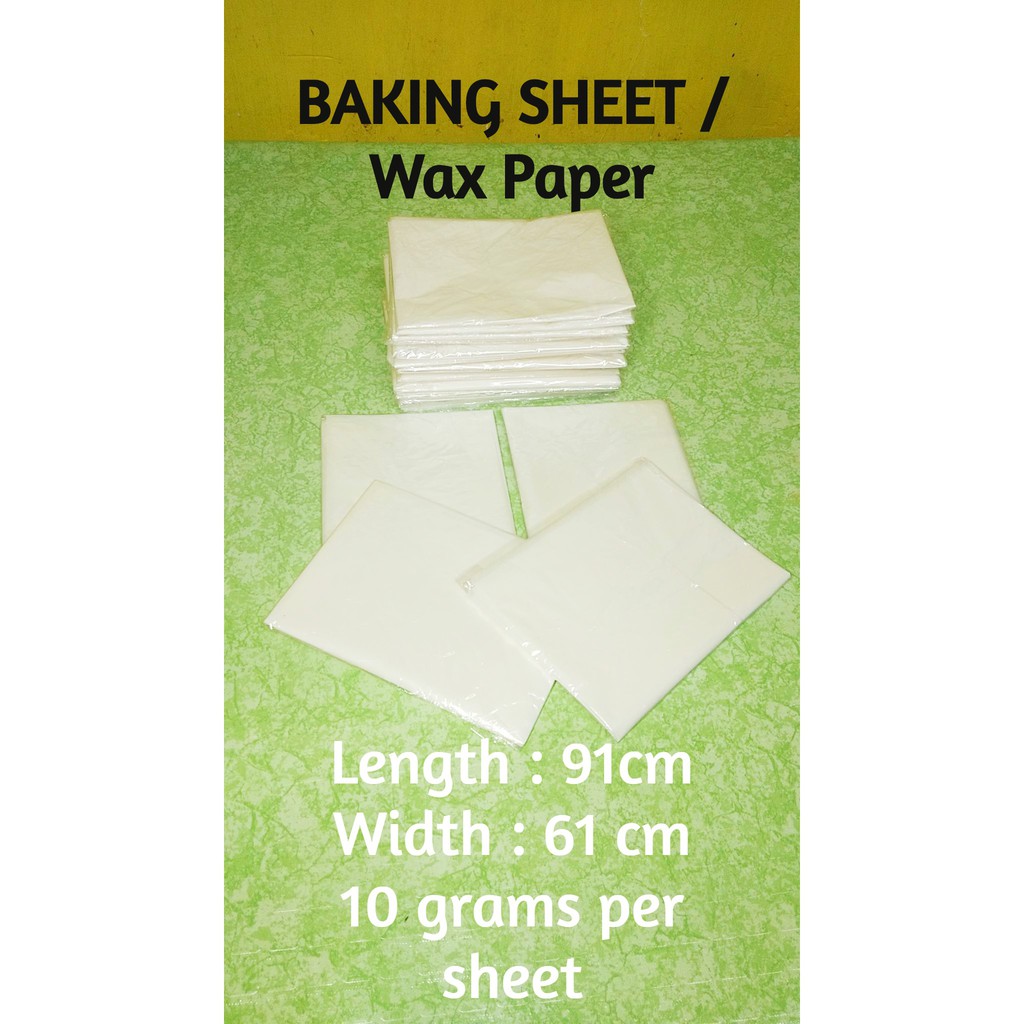 BAKING SHEET, BAKING PAPER, WAX PAPER | Shopee Philippines