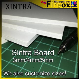 [10 PCS] SINTRA PVC BOARD Size: A4 (210x297mm) Thickness: 1.5mm, 2mm ...