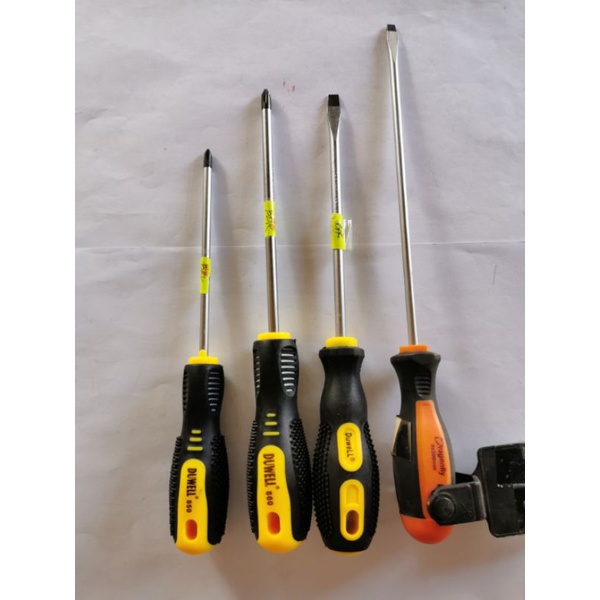 Duwell Screw Driver Philip / Flat Dragon Fly Screw Driver | Shopee ...