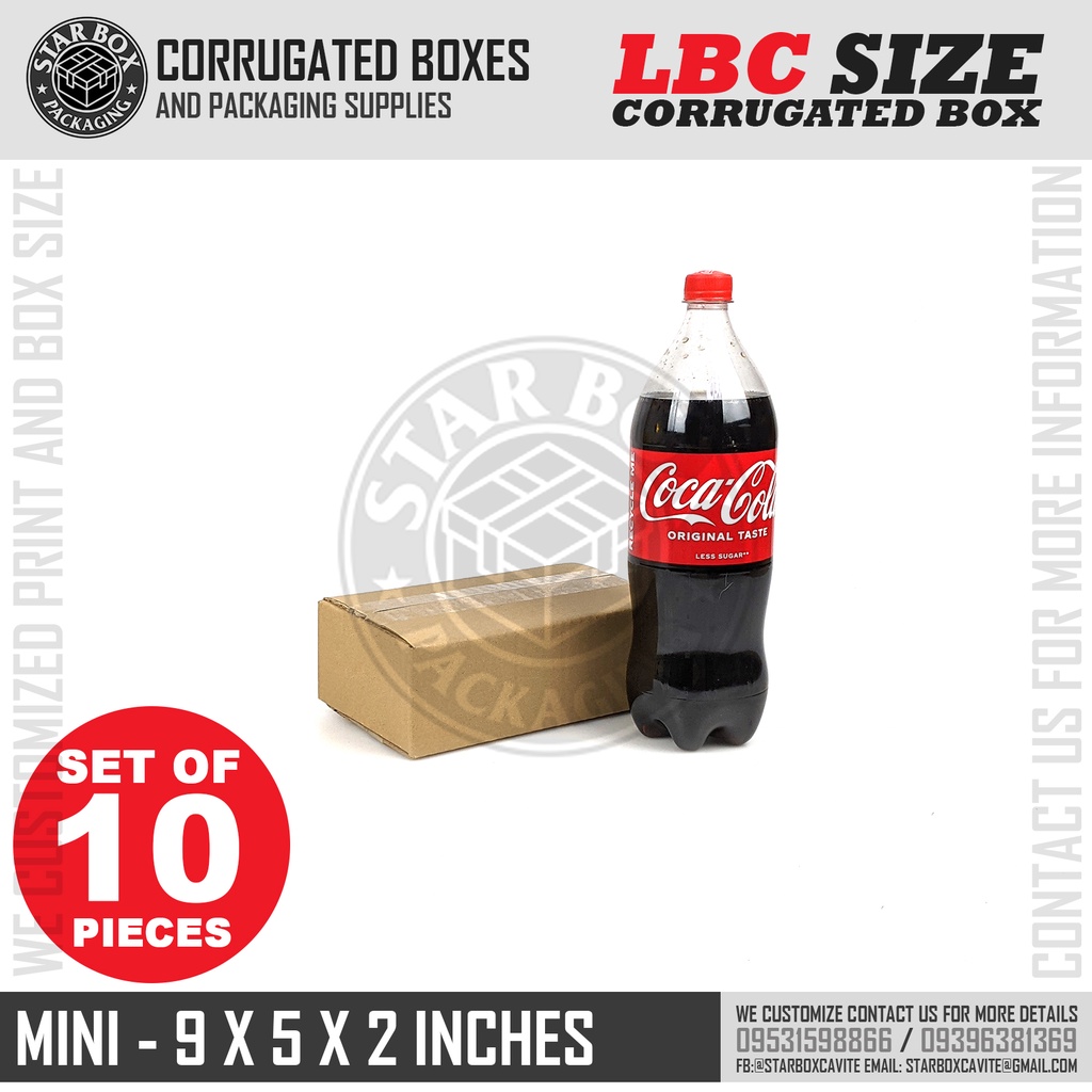 Starbox Mini LBC Express Sizes Corrugated Cargo Shipping Boxes ...