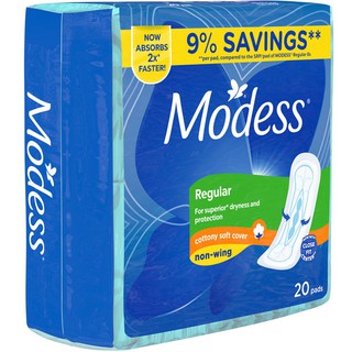 Modess Cottony Soft Non-Wing Sanitary Napkins 20s | Shopee Philippines