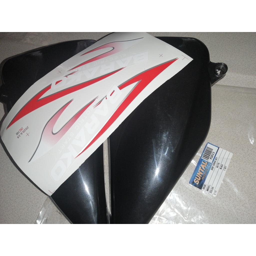 AMS- SIDE COVER SET (LEFT & RIGHT SIDE) - KAWASAKI BARAKO 1 | Shopee ...