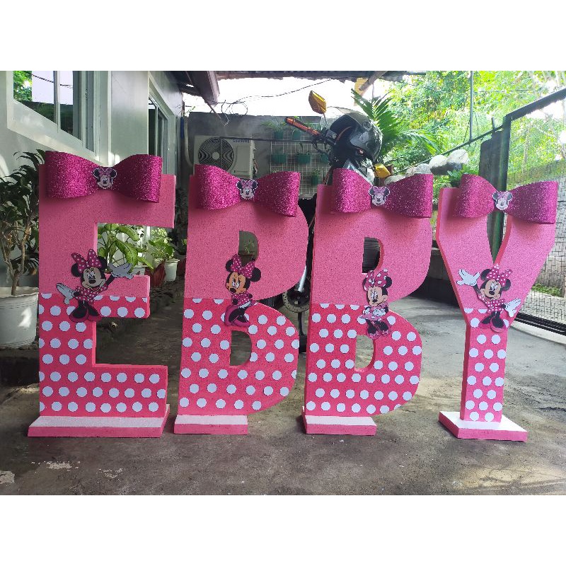 styrofoam letter name standee | Shopee Philippines