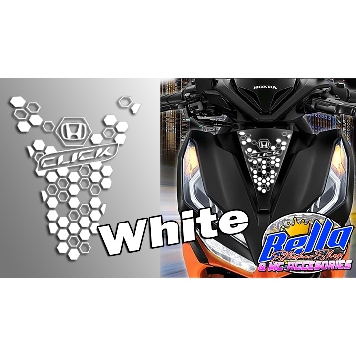 Honda Click v2 Front Stickers, Never Faded, 100% Quality Made, Front ...