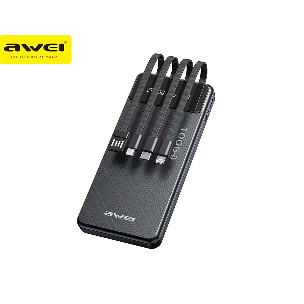 Awei P131K Powerbank 10000mAh High Capacity Durable Long Life Battery ...