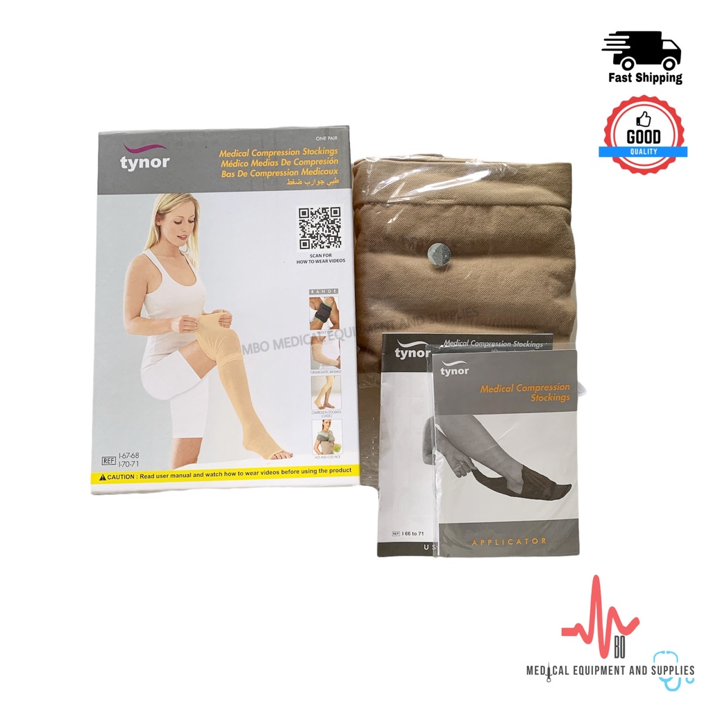 Tynor Medical Compression Stockings (Knee High) | Shopee Philippines