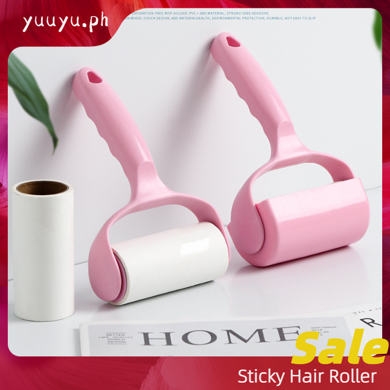 Sticky Hair Roller with Cover Clothes Cleaning Dust Removal Strong ...